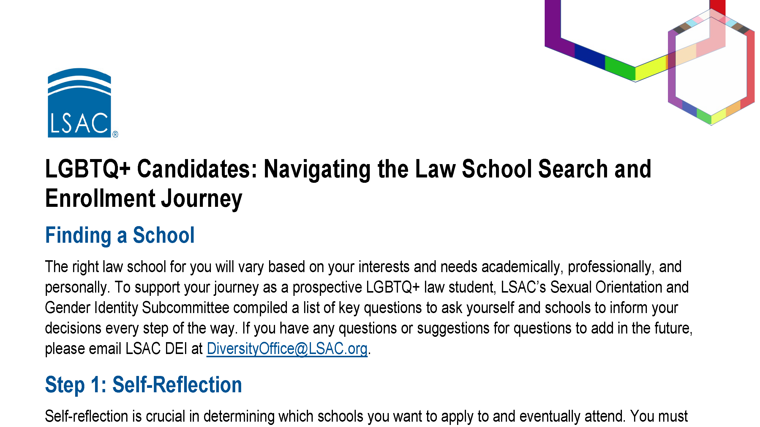 LGBTQ+ Candidates: Navigating the Law School Search and Enrollment ...